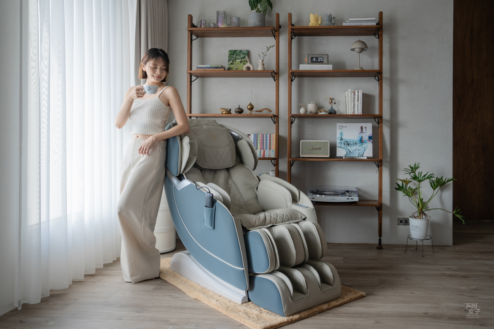 【BGYM比勁】下班女子的討好人生｜超擬真人的 M618月波飄飄按摩椅 | BGYM比勁 專業健身器材