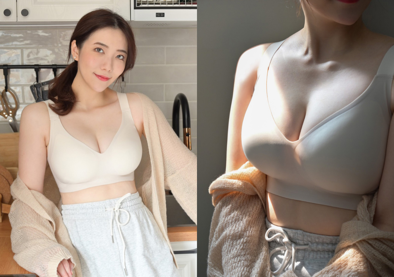 [大胸也可包覆又性感x絕對簡約] 不論大胸小胸都能穿得舒服又合適 | BEAULACE薄蕾絲