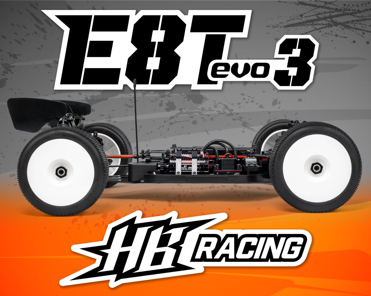 HB Racing E8T Evo3 1/8 Truggy 電動競賽卡車 | 千喆企業有限公司