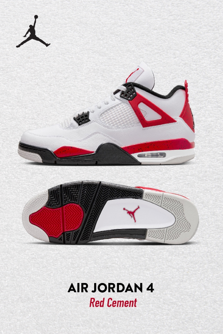 Air Jordan 4 "Red Cement" | YYsports商城