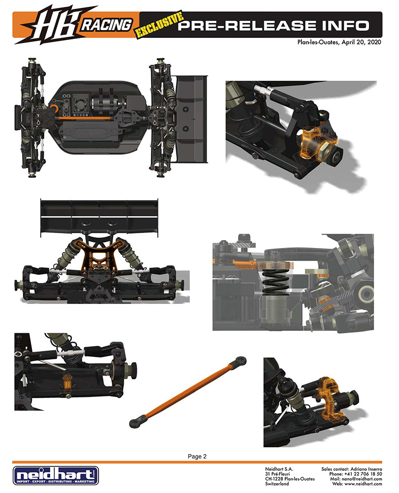 【新款1/8電動越野車】HB RACING E819RS ELECTRIC BUGGY | 千喆企業有限公司