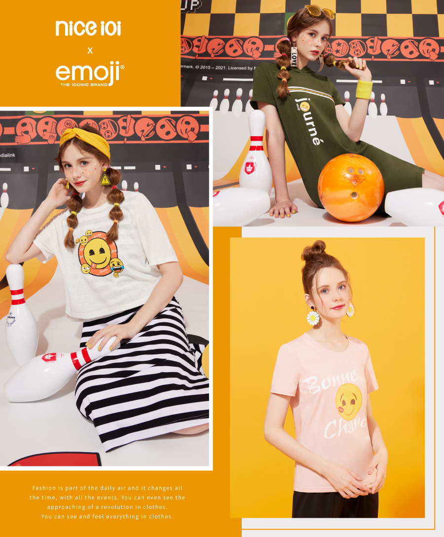 nice ioi x emoji 超強聯名準時上線！WFH舒適穿搭，讓遠端上班的妳也可以很亮麗 | nice ioi