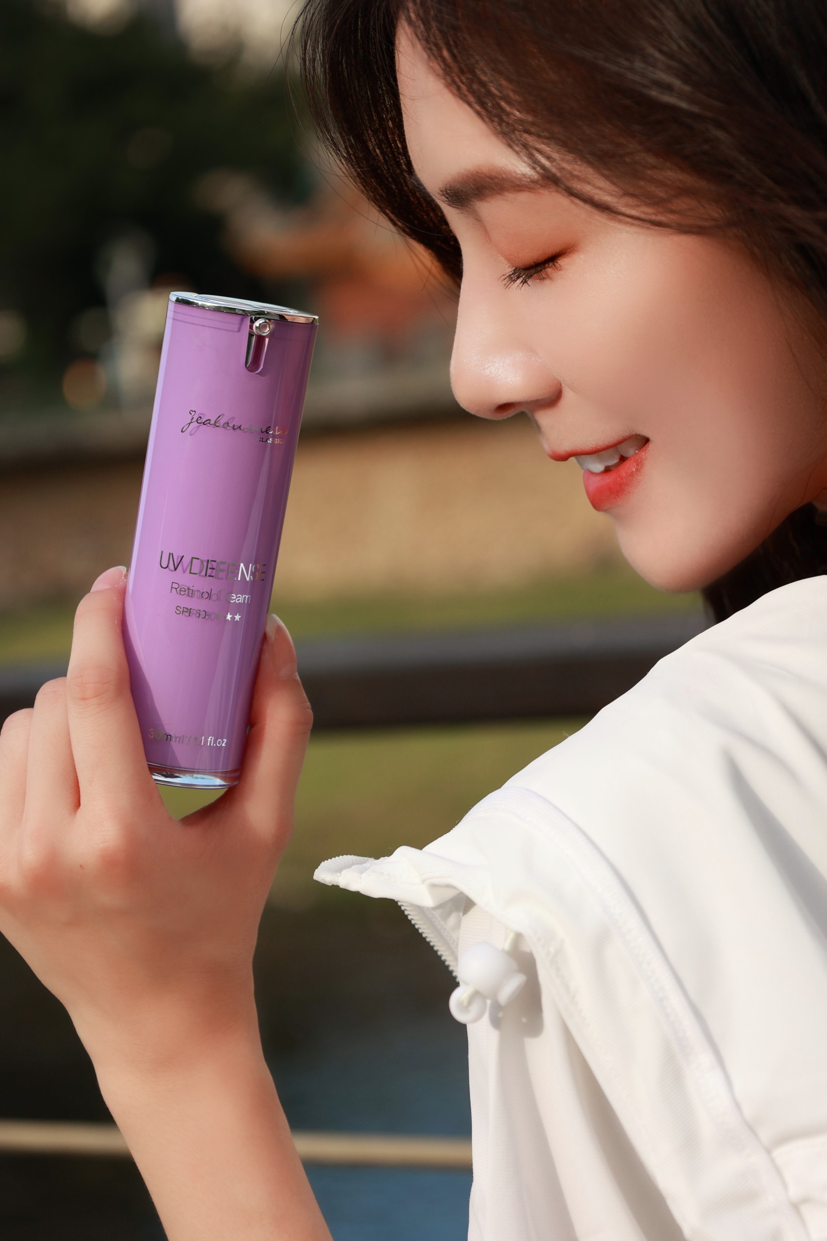 【防曬同時保養，智慧擊退光老化！】紫色防曬霜 | JS婕洛妮絲