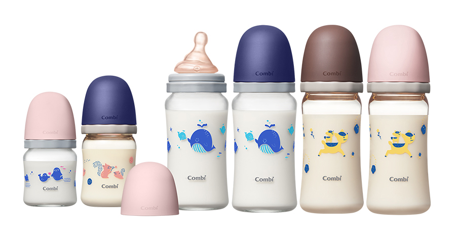 【2022奶瓶開箱推薦】第一次瓶餵就上手的combi真實含乳寬口玻璃/PPSU奶瓶！ | Combi House Online Shop