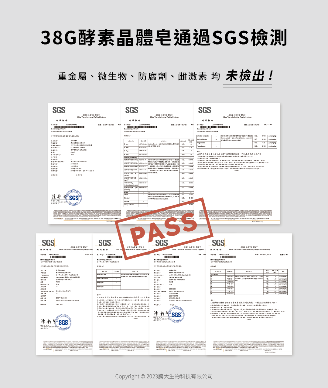 38G酵素晶體｜SGS檢測報告 | 38G酵素晶體