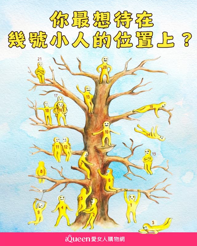 心理測驗｜英國著名心理學家Pip Wilson心理測驗《BlobTree》，超準的性格測試 | iQueen愛女人購物網