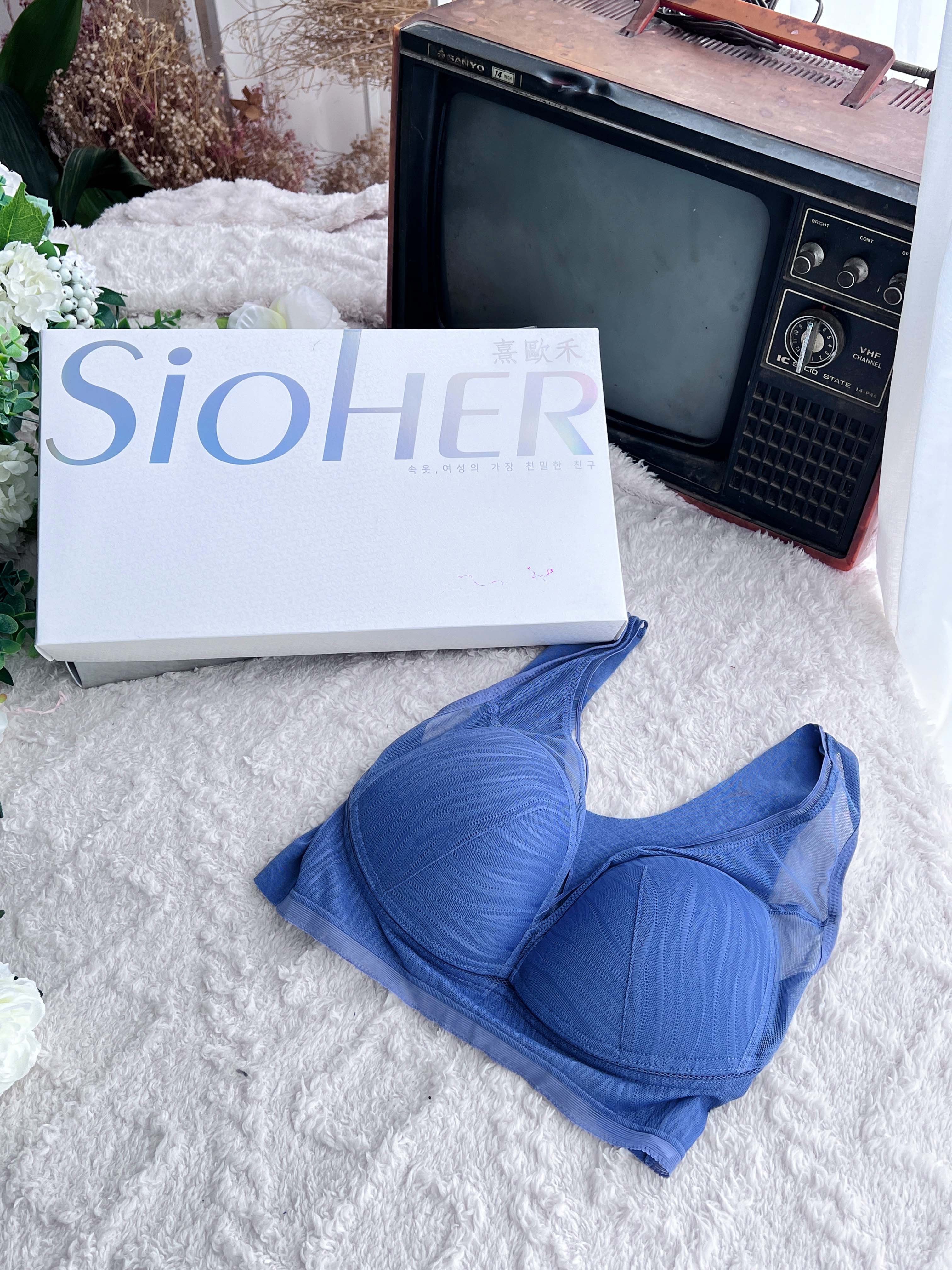 【韓國最新零著感曲缐美胸無鋼圈內衣】歐歐💙不拘謹的自在穿搭 | SiOHER