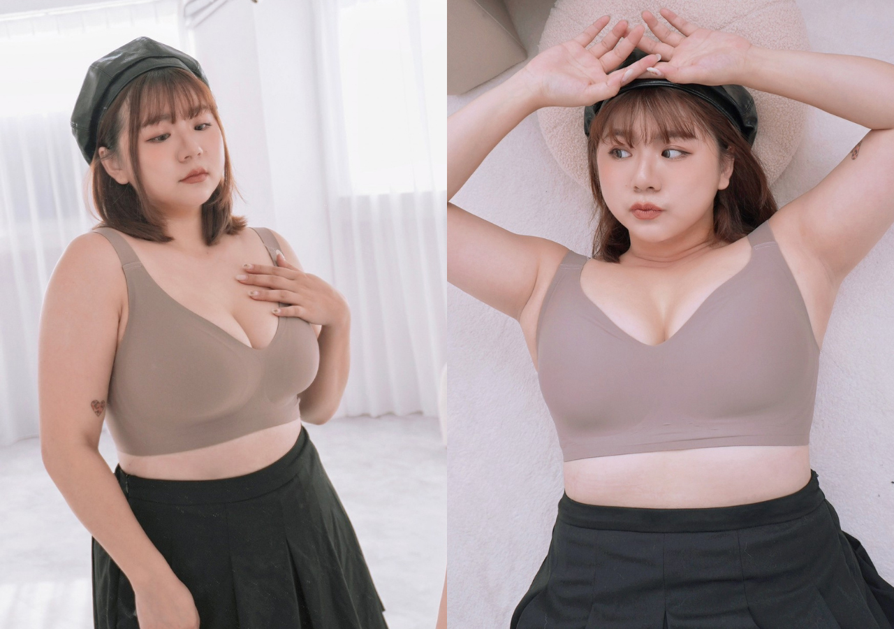 [大胸也可包覆又性感x絕對簡約] 不論大胸小胸都能穿得舒服又合適 | BEAULACE薄蕾絲