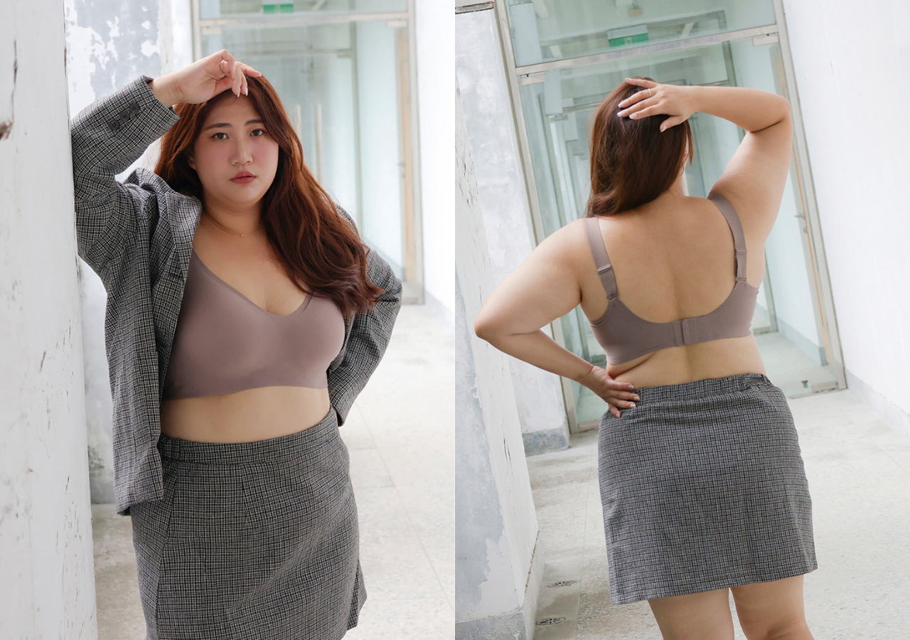 [大胸也可包覆又性感x絕對簡約] 不論大胸小胸都能穿得舒服又合適 | BEAULACE薄蕾絲